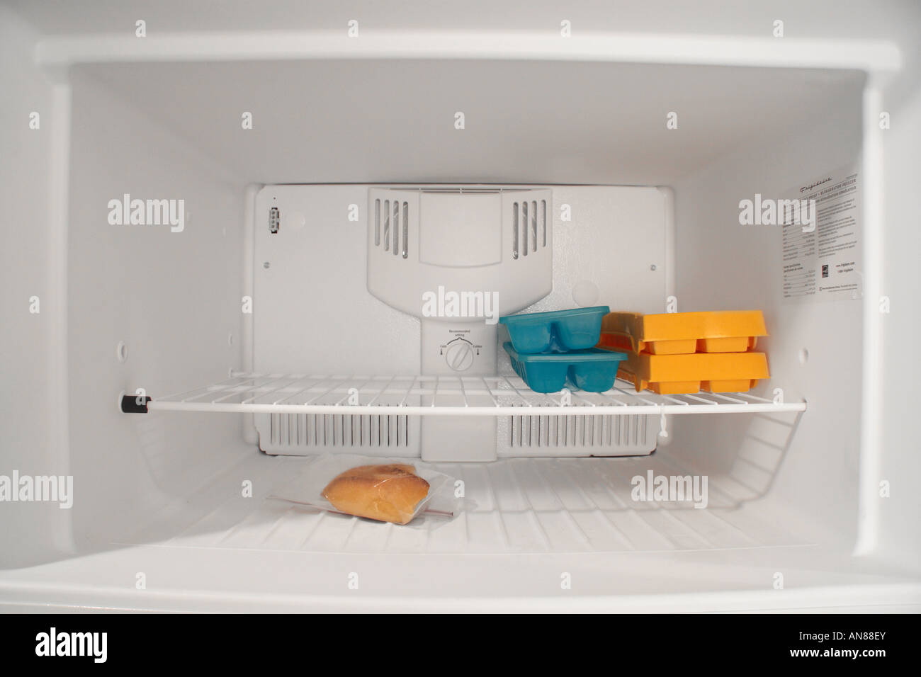 Open Refrigerator Freezer Stock Photo - Alamy