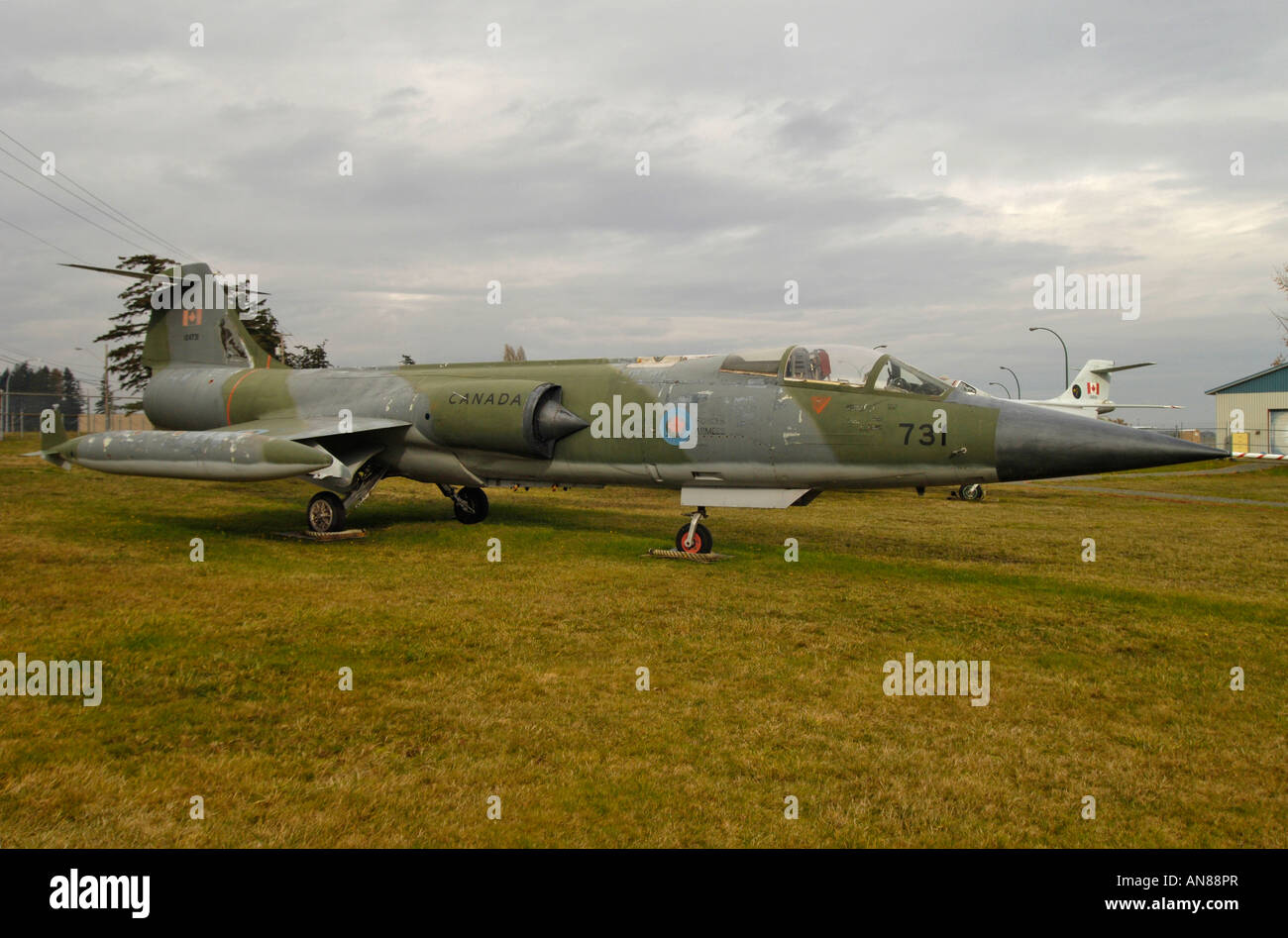 Canadian CF-104 Starfighter Tailplane Static Display at Comox BC Canada ...