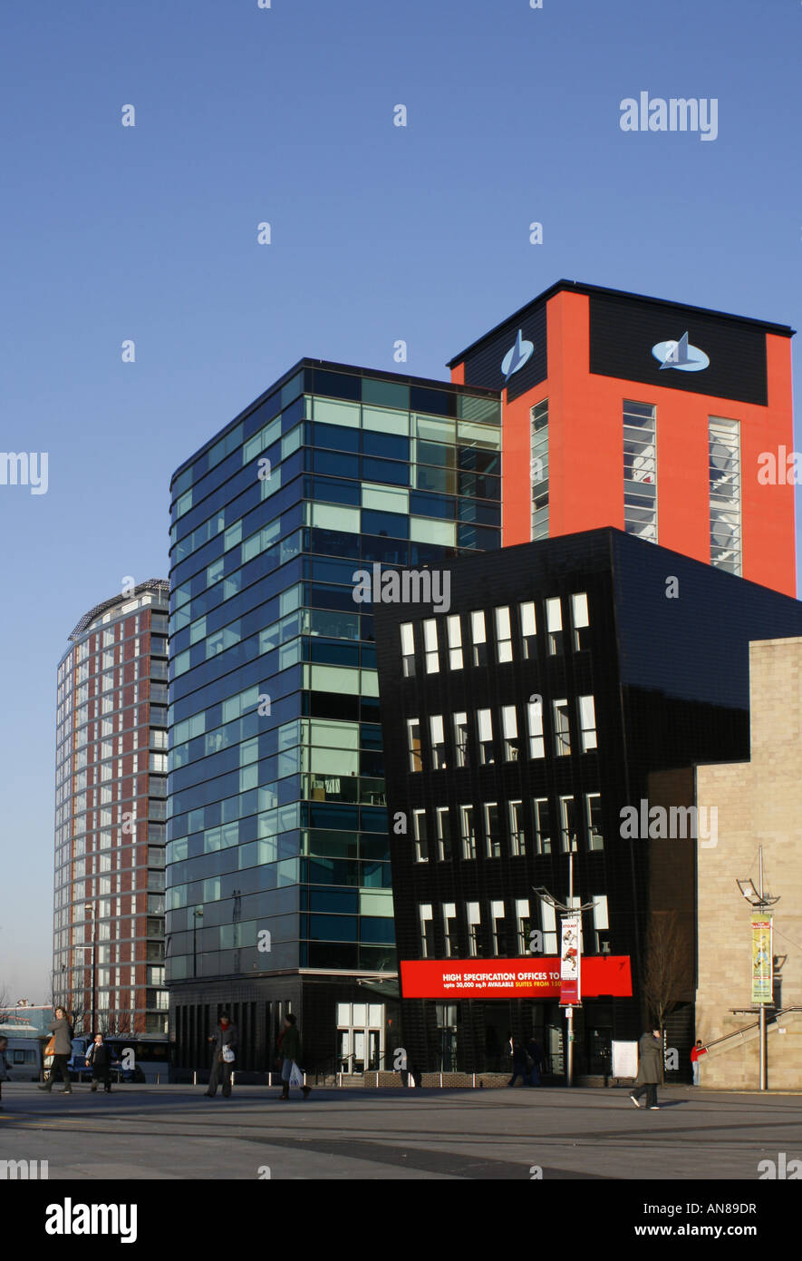 Digital World Centre at Salford Quays, opposite the Lowry Centre ...