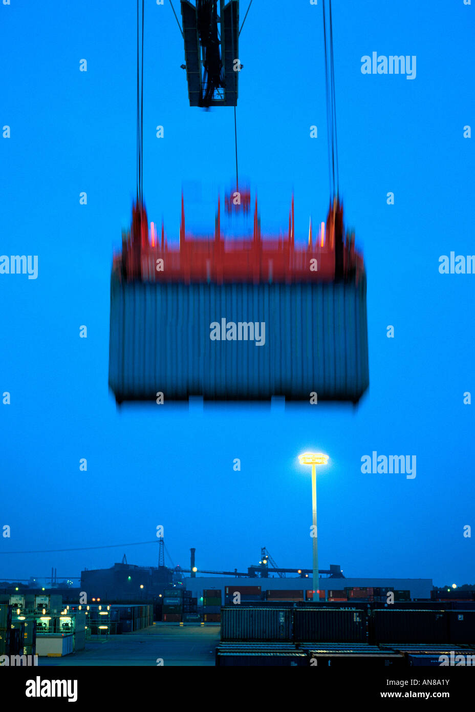Container place of transshipment hi-res stock photography and images ...