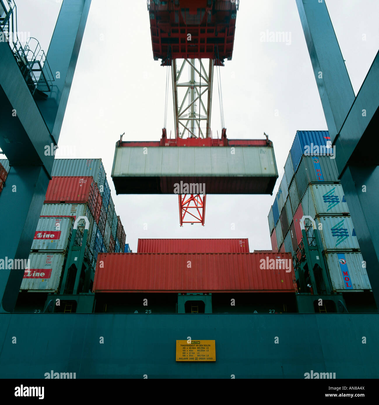 Container place of transshipment hi-res stock photography and images ...