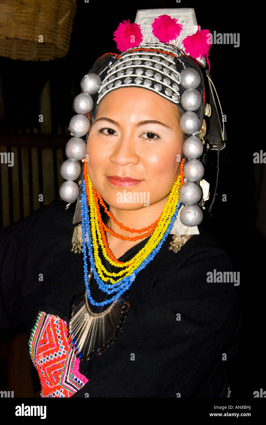 Akha woman, Thailand Stock Photo - Alamy