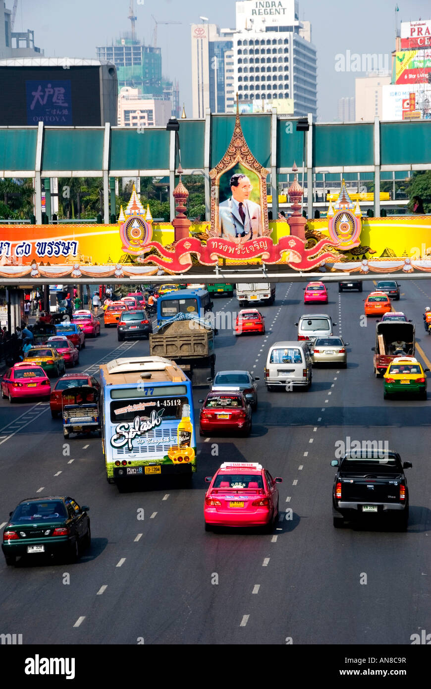 Traffic in Bangkok, Thailand Stock Photo - Alamy