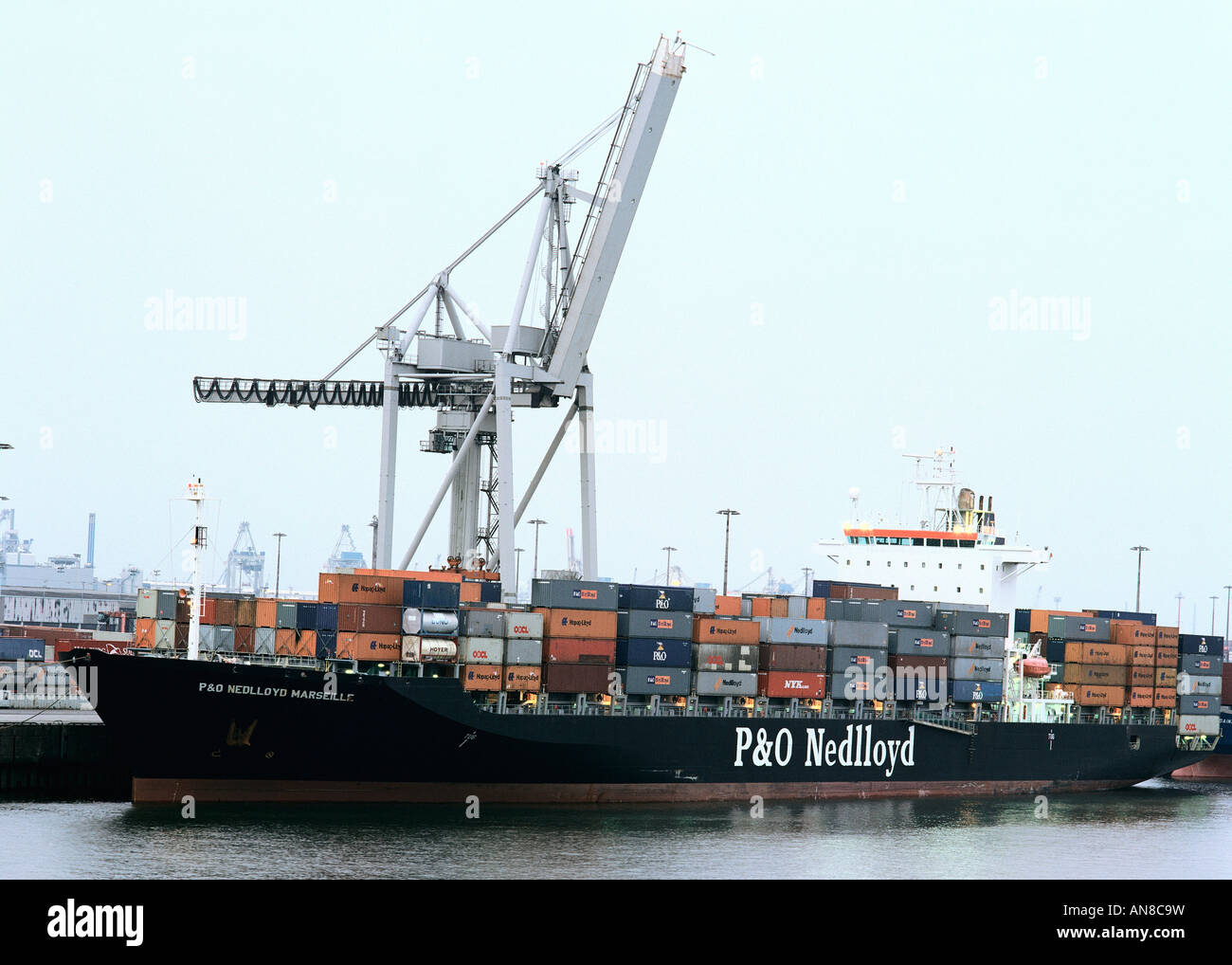 Container hold at cargo ship hi-res stock photography and images - Alamy