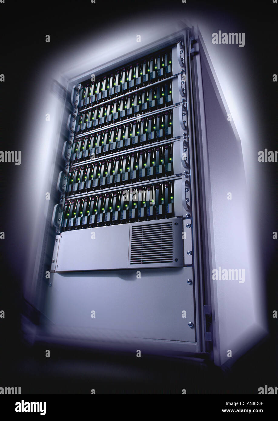 larger computer server and storage unit Stock Photo - Alamy