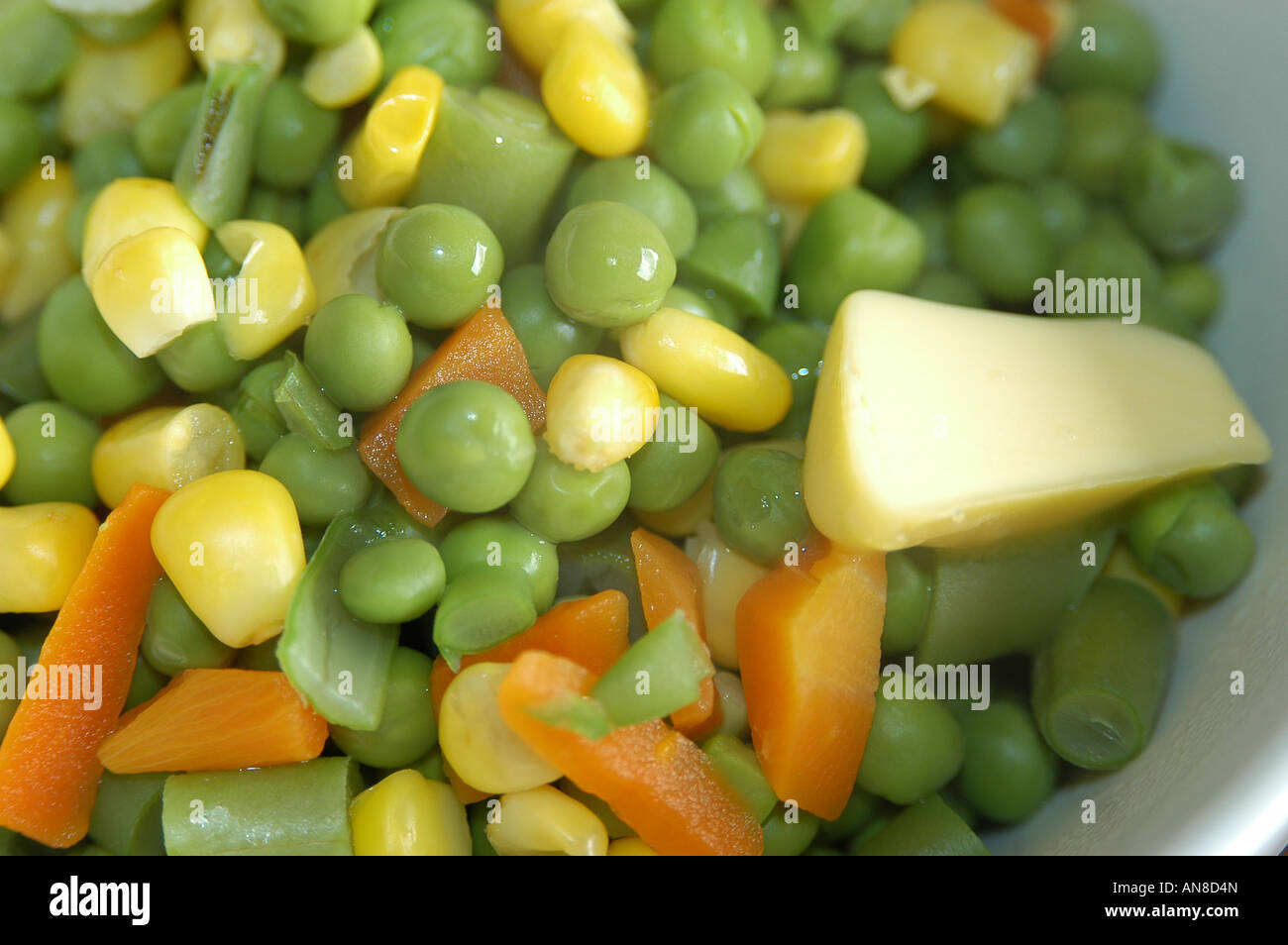Sweetcorn butter melting close up hi-res stock photography and images ...