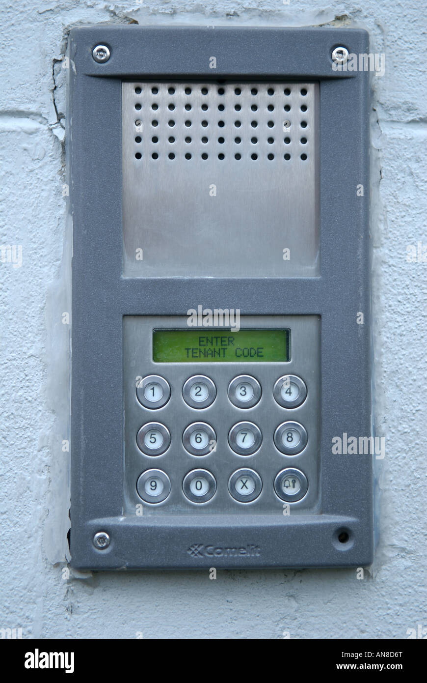 electronic keypad door entry Stock Photo - Alamy
