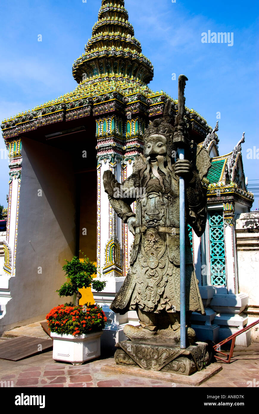 Wat Po Bangkok Thailand Stock Photo - Alamy