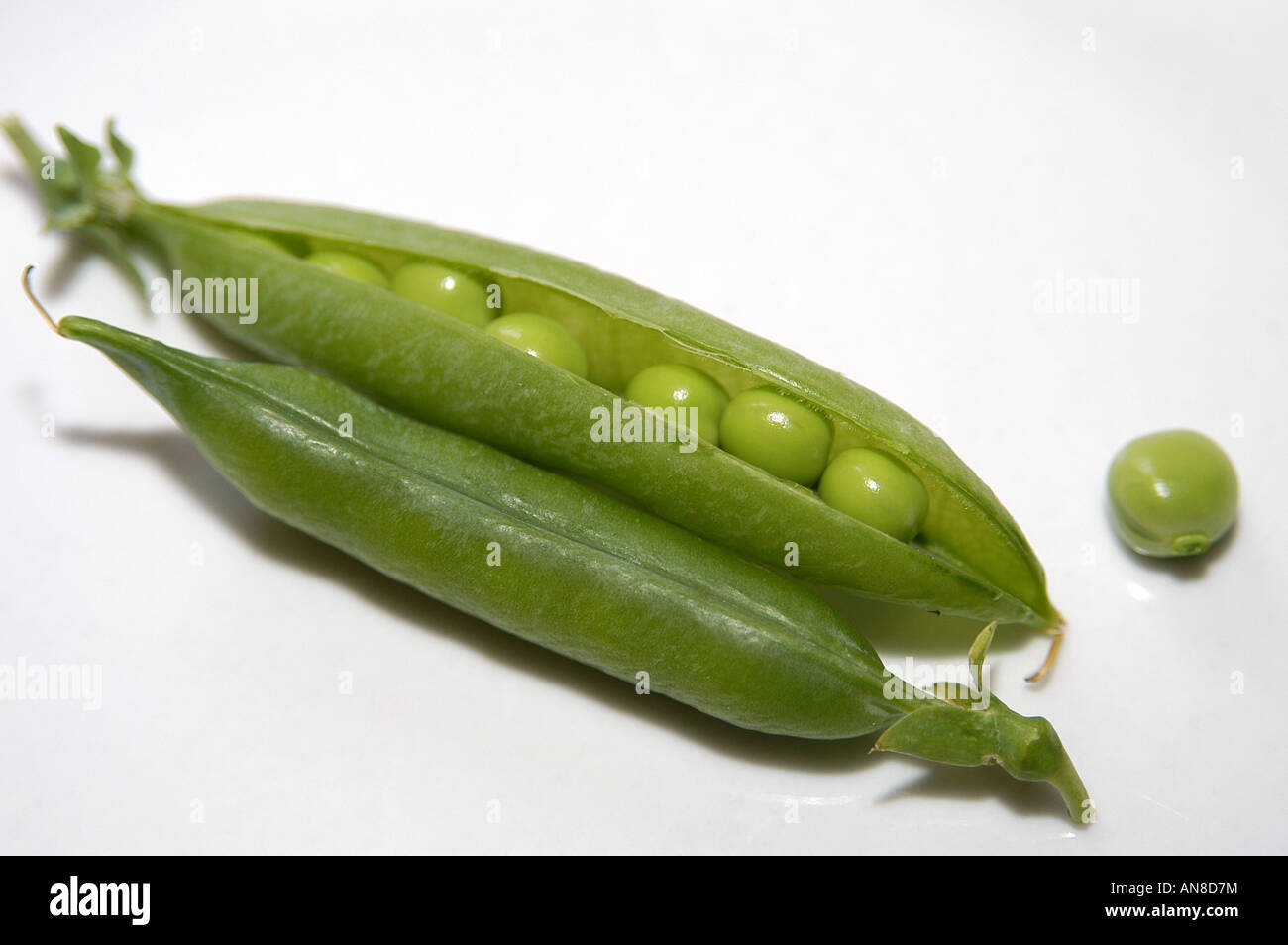 Green Pea Pods Stock Photo - Alamy
