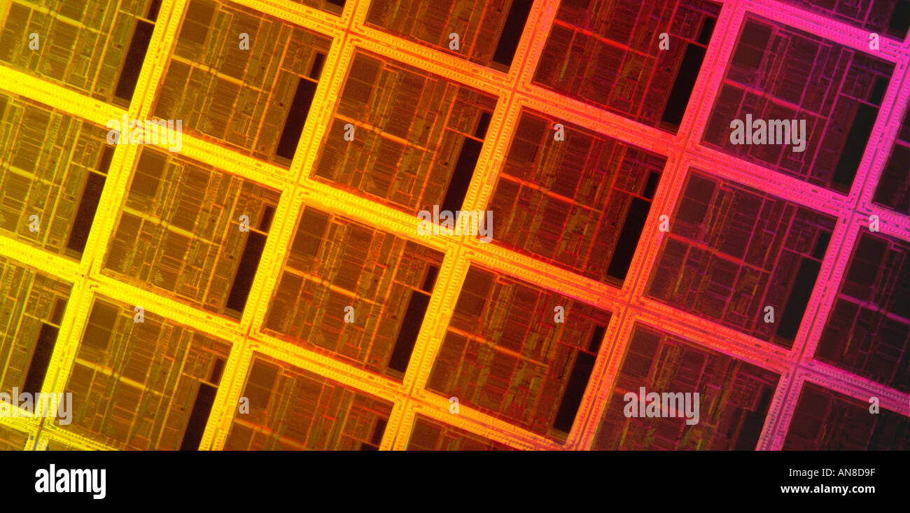 Silicon wafer closeup hi-res stock photography and images - Alamy