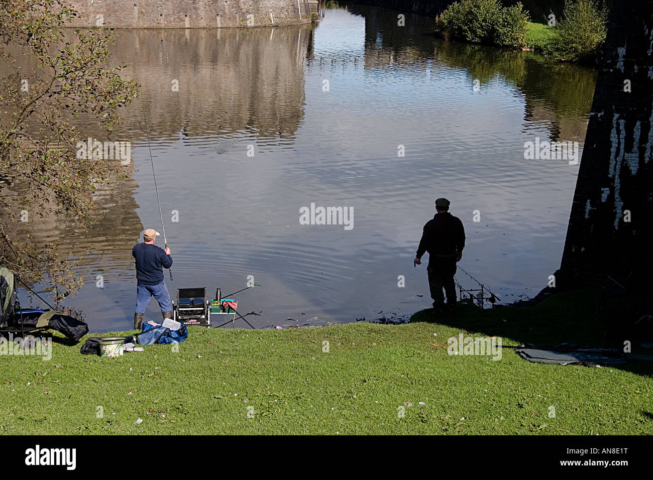 Moat ramparts medieval castle 13th hi-res stock photography and images ...