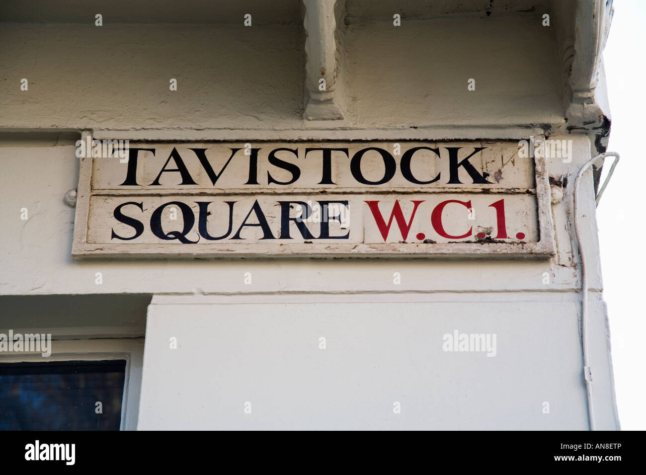 Tavistock Square Sign, London Stock Photo - Alamy