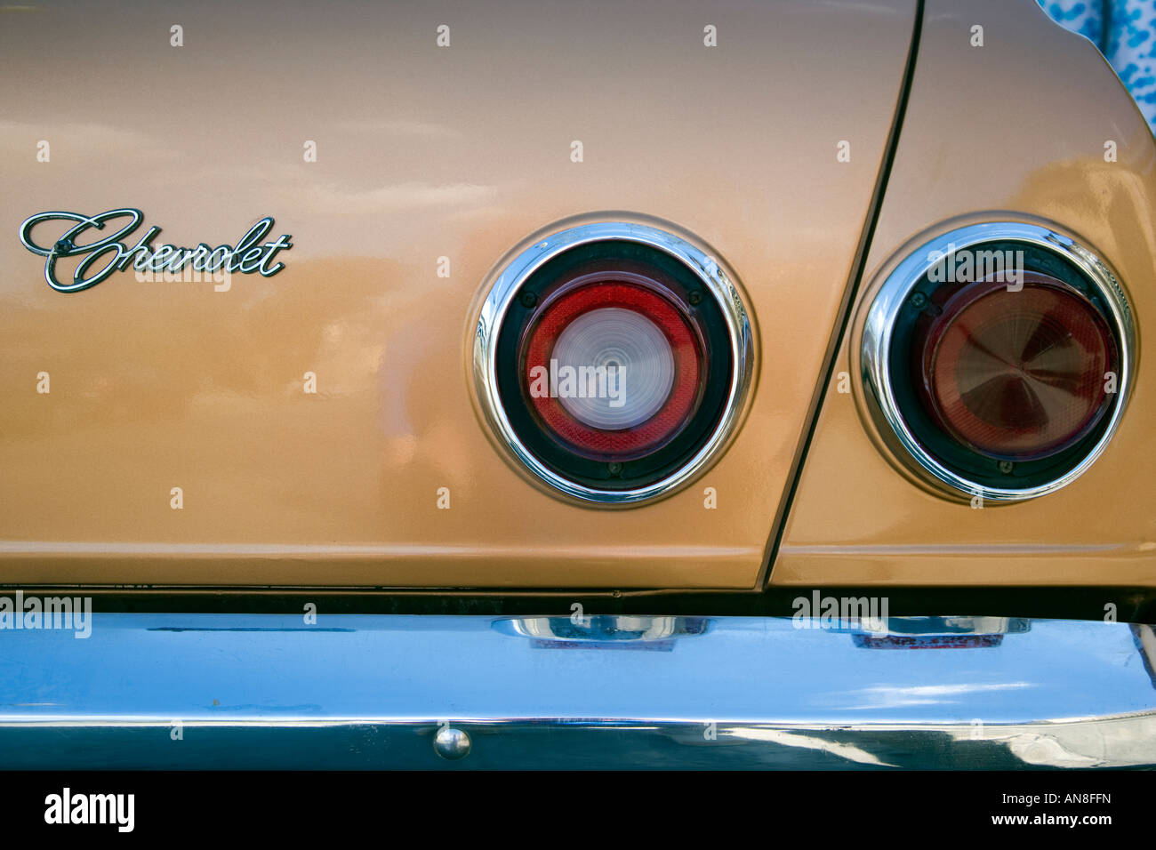 Brazil The rear of an old Opel Chevrolet car Stock Photo - Alamy