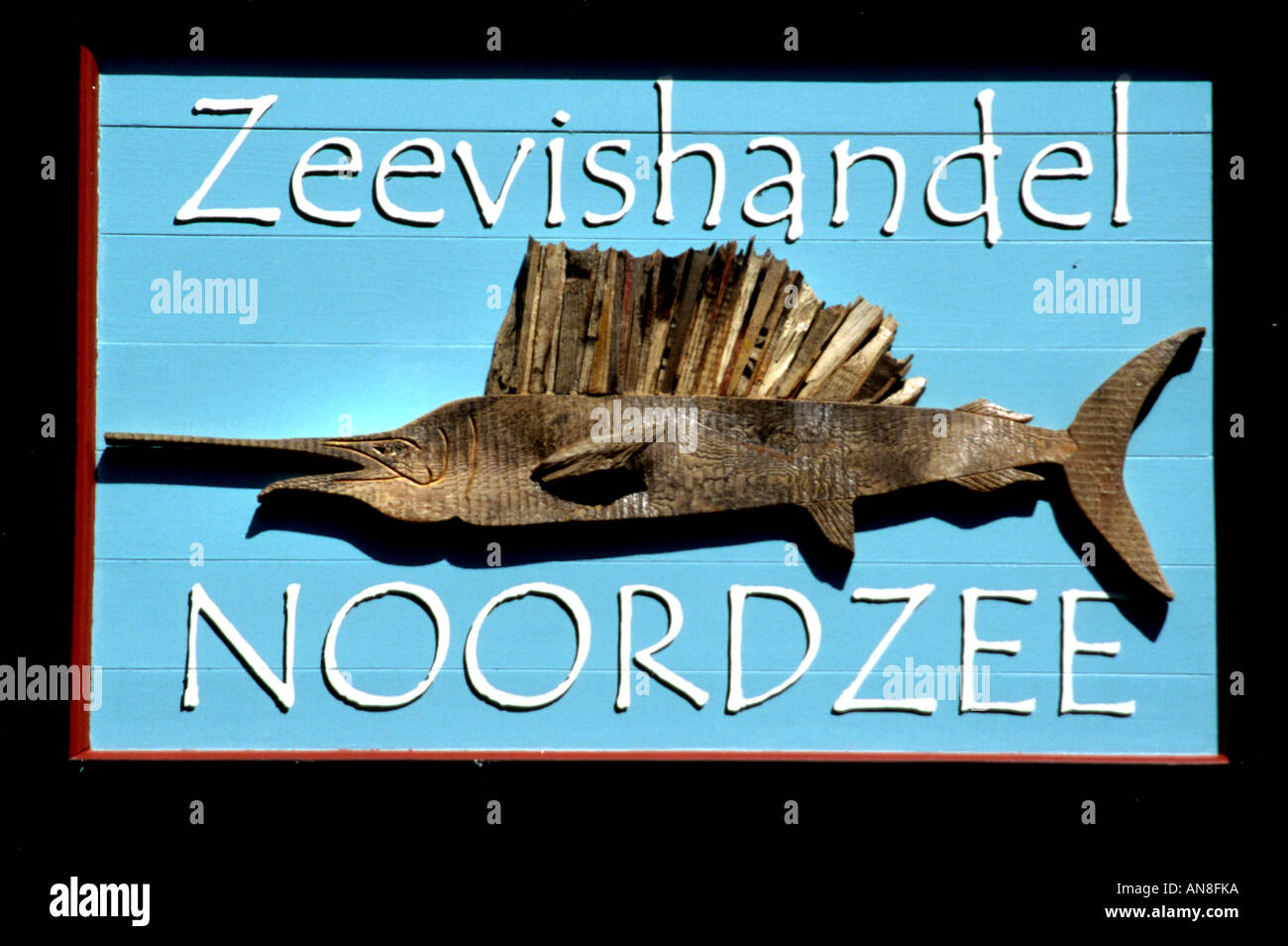 Netherlands erschelling sea fish monger fish hawker Stock Photo - Alamy