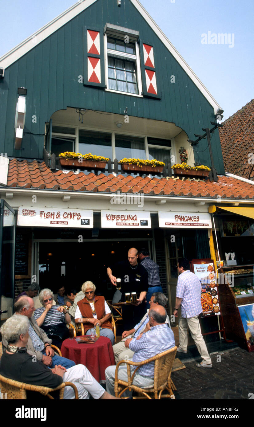 Volendam Holland Netherlands fishing Dutch Port Harbor IJsselmeer Stock ...