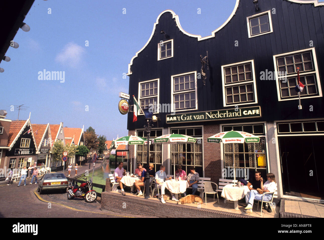 Volendam Holland Netherlands fishing Port Harbor IJsselmeer Stock Photo ...