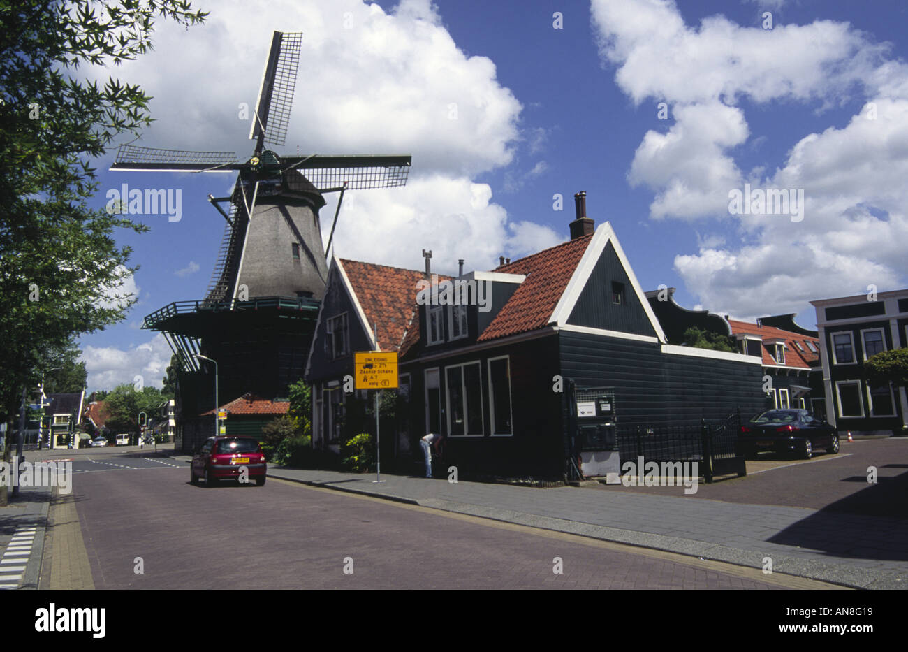 Netherlands village zaanse schans noord holland north holland zaandam ...