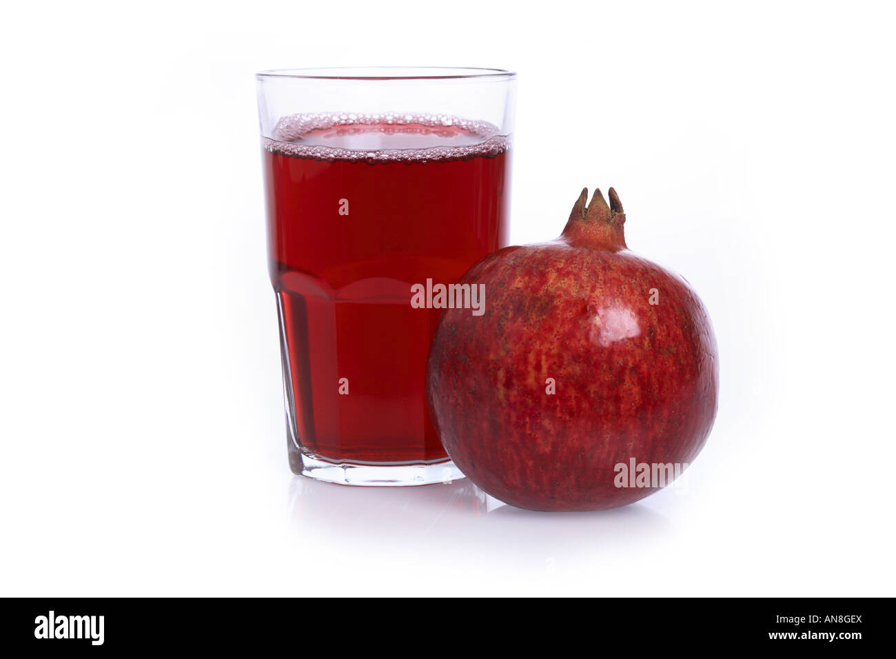Pomegranate Juice cut out on white background Stock Photo - Alamy