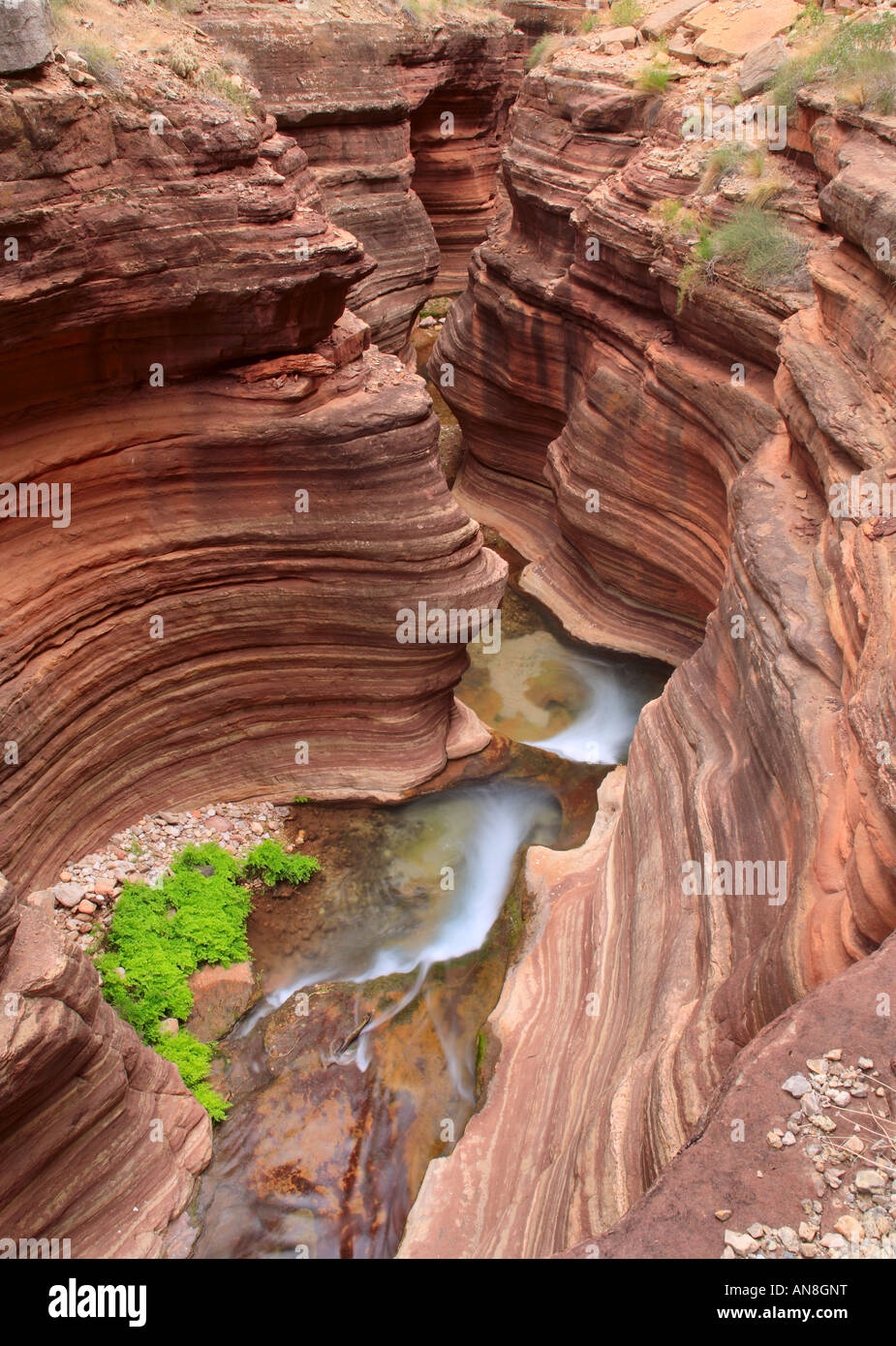 Slot canyon in Deer Creek patio Deer Creek is a side stream to the ...