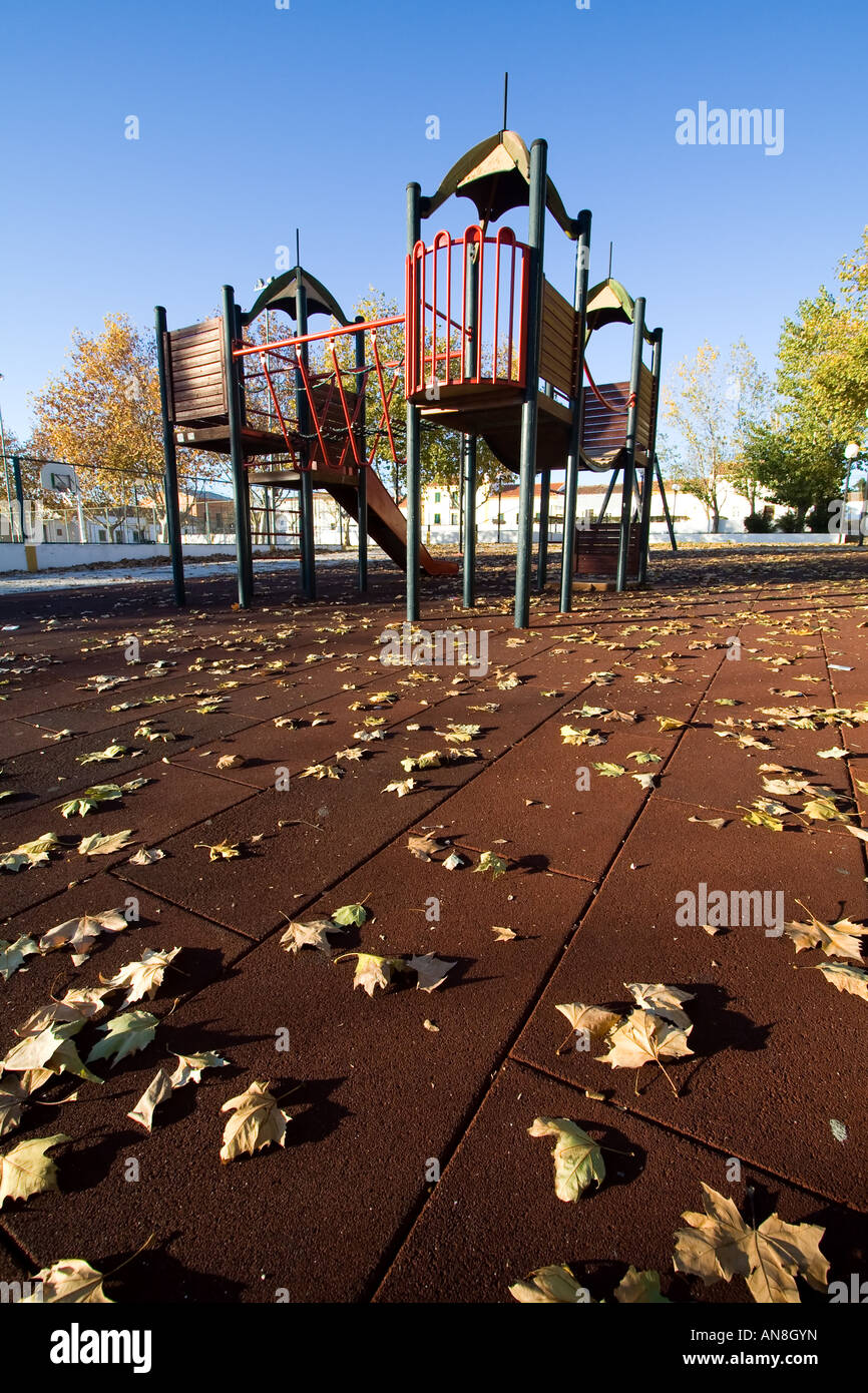 empty playground at sunset Stock Photo - Alamy