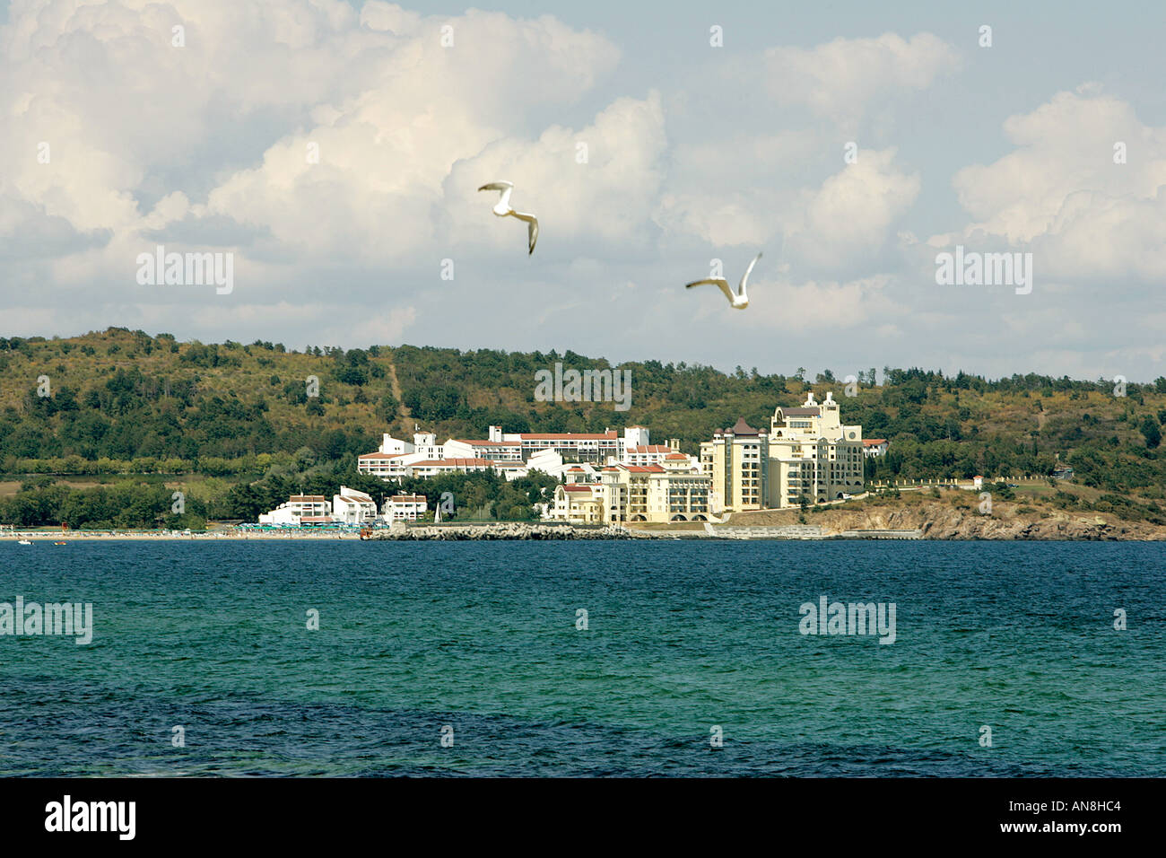 Djuni Marina Royal Palace Bulgaria Black sea site dune sand beach ...