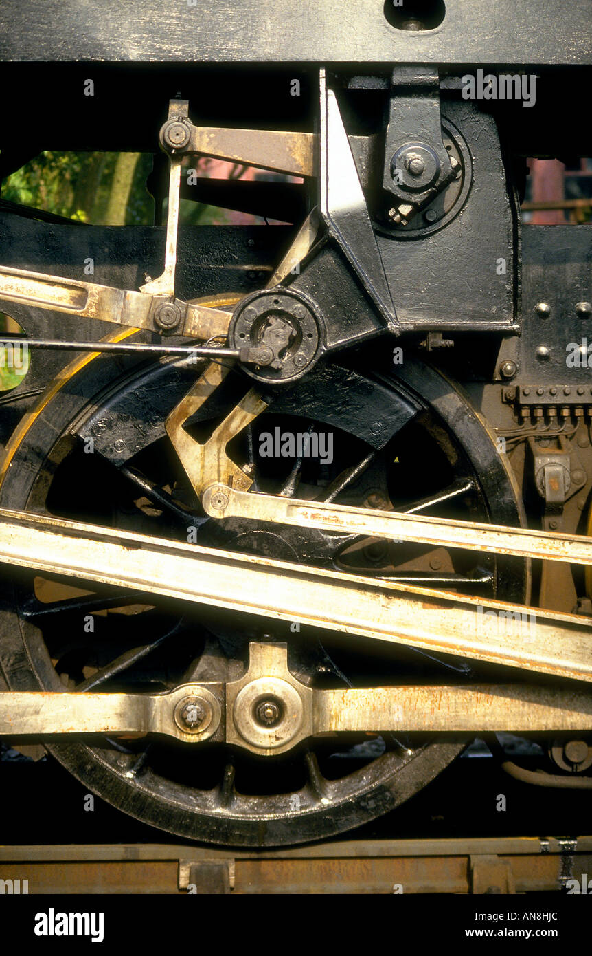 Wheel of a steam engine hi-res stock photography and images - Alamy