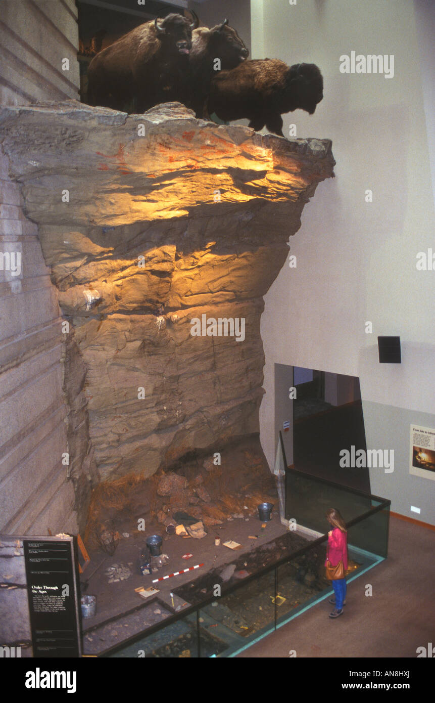 Head Smashed in Buffalo Jump Visitor Center, McLeod, Alberta, Canada ...