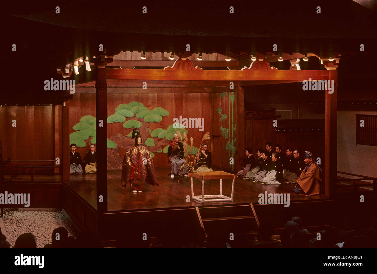 The Noh play performance in the Noh Theater in Ishikawa Japan Asia ...