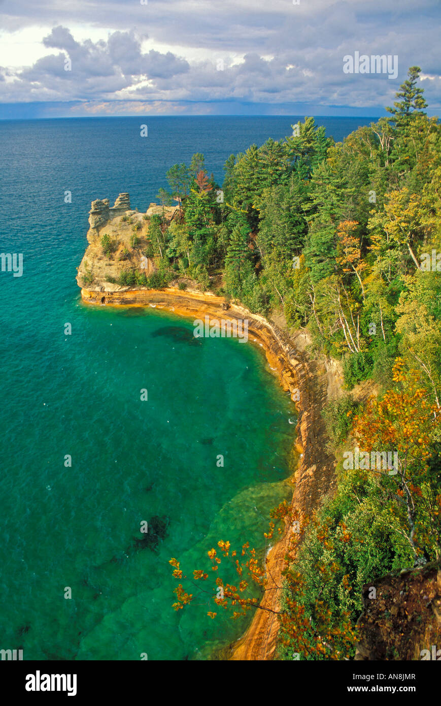 Miner's Castle, Pictured Rocks National Lakeshore, Michigan, USA Stock ...