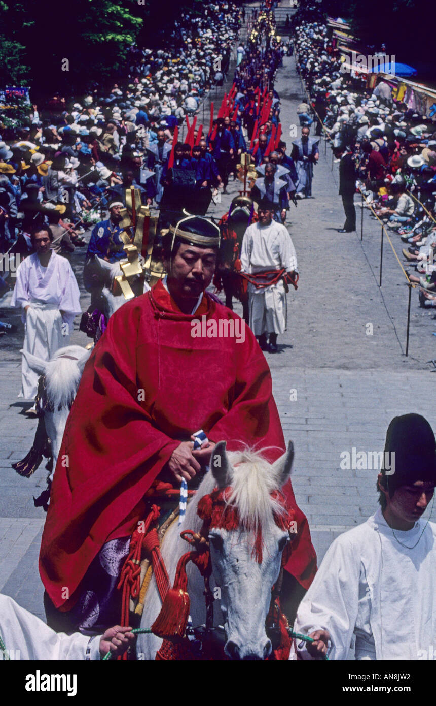 The 1000 People Procession at the festival of Nikko Toshogu Shrine ...