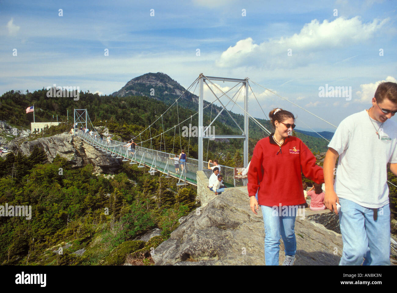 Grandfather mountain bridge hi-res stock photography and images - Alamy