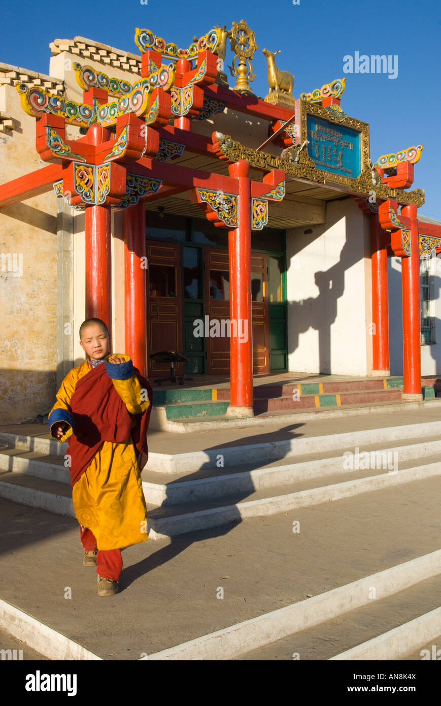 Buddhist monk khiid monastery ulaanbaatar hi-res stock photography and ...