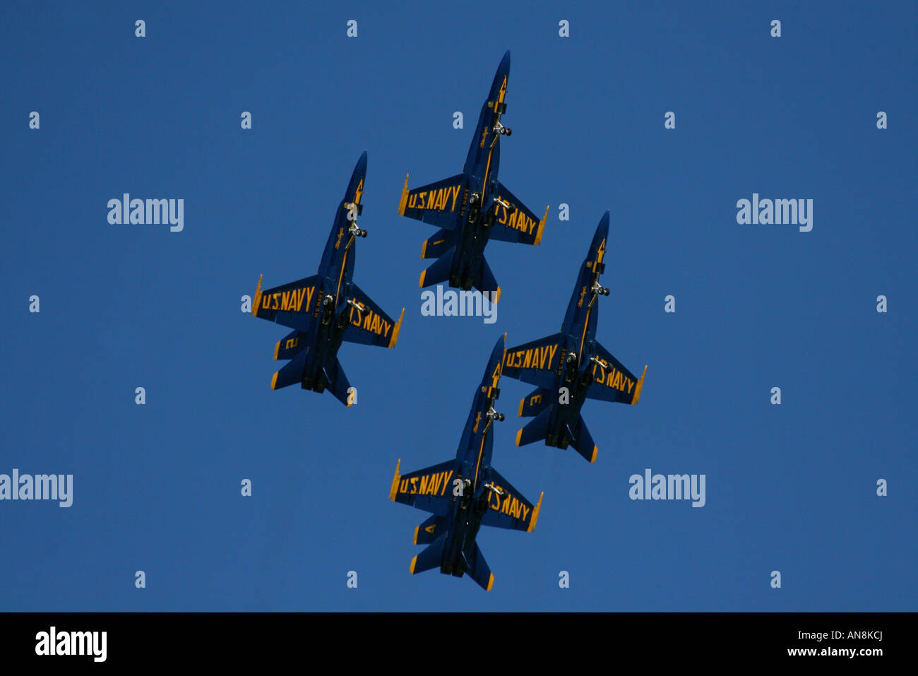 Blue Angels in diamond formation Stock Photo - Alamy