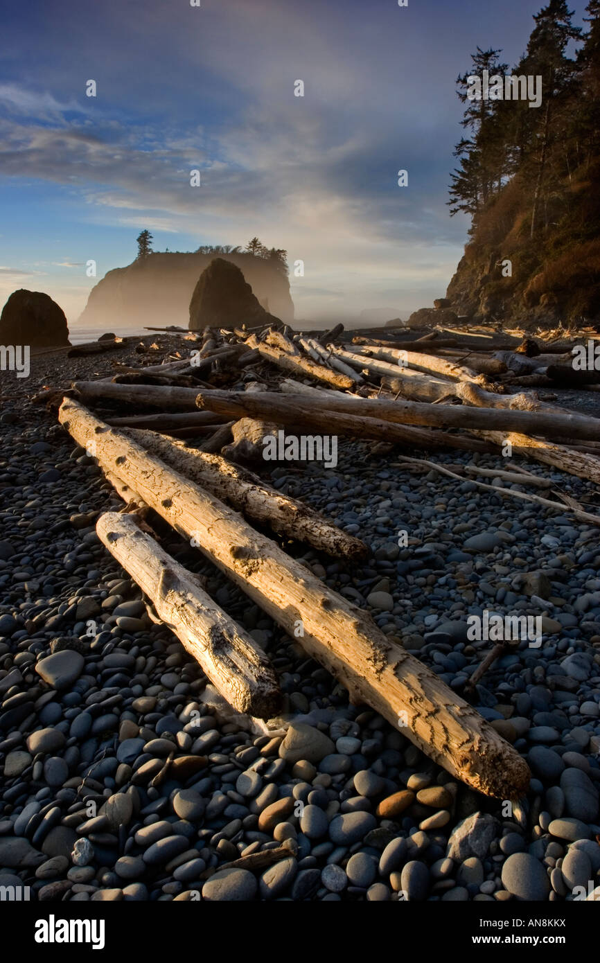 Ruby beach sunset Olympic national park Stock Photo - Alamy