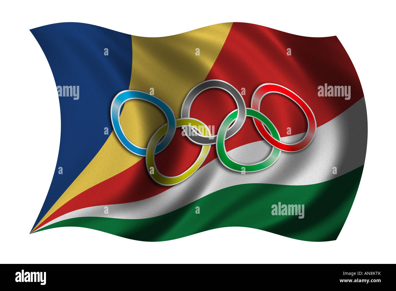Seychelles unity flag Cut Out Stock Images & Pictures - Alamy