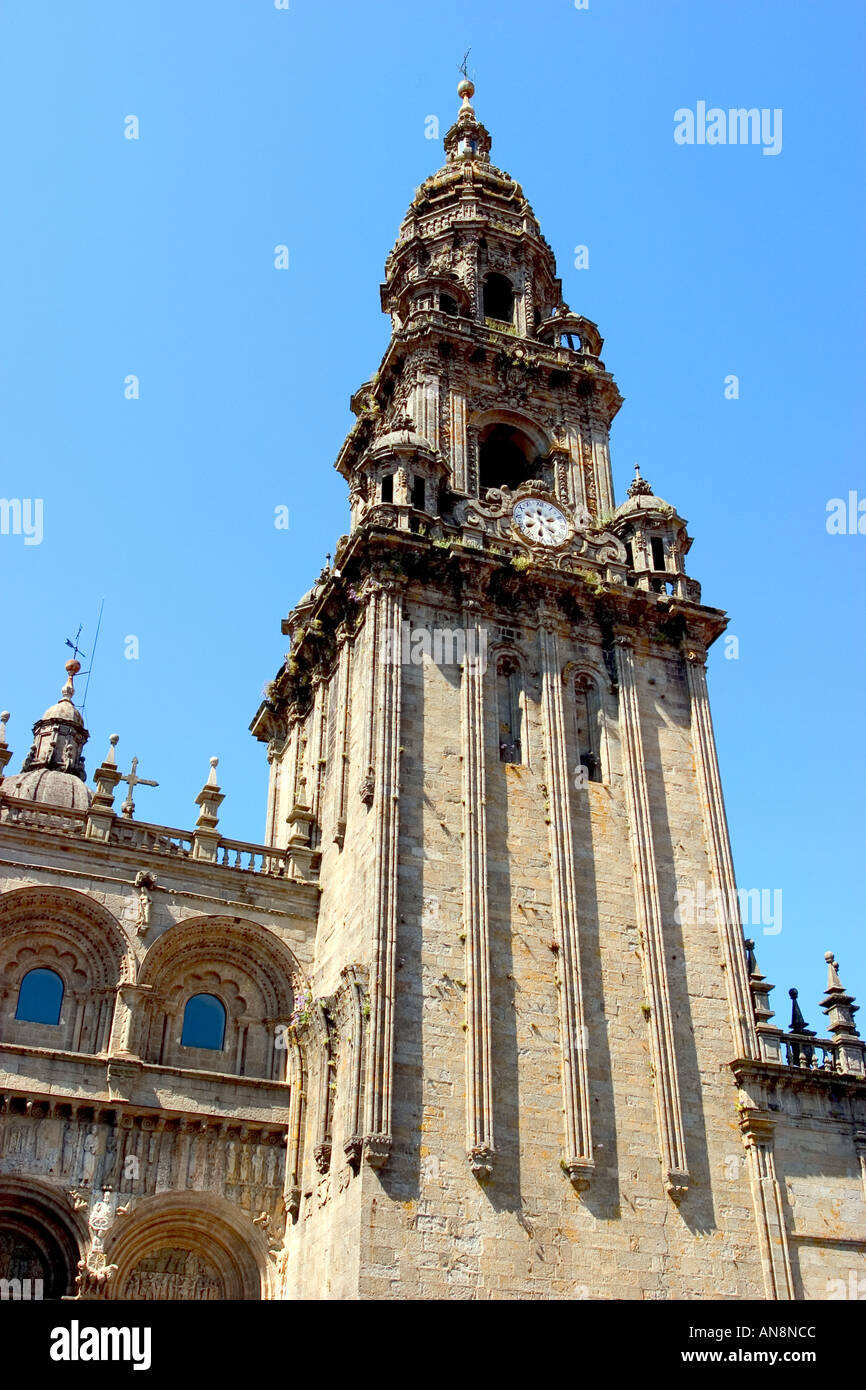 attractive church bell at Santiago de Campostella peninsula iberian ...