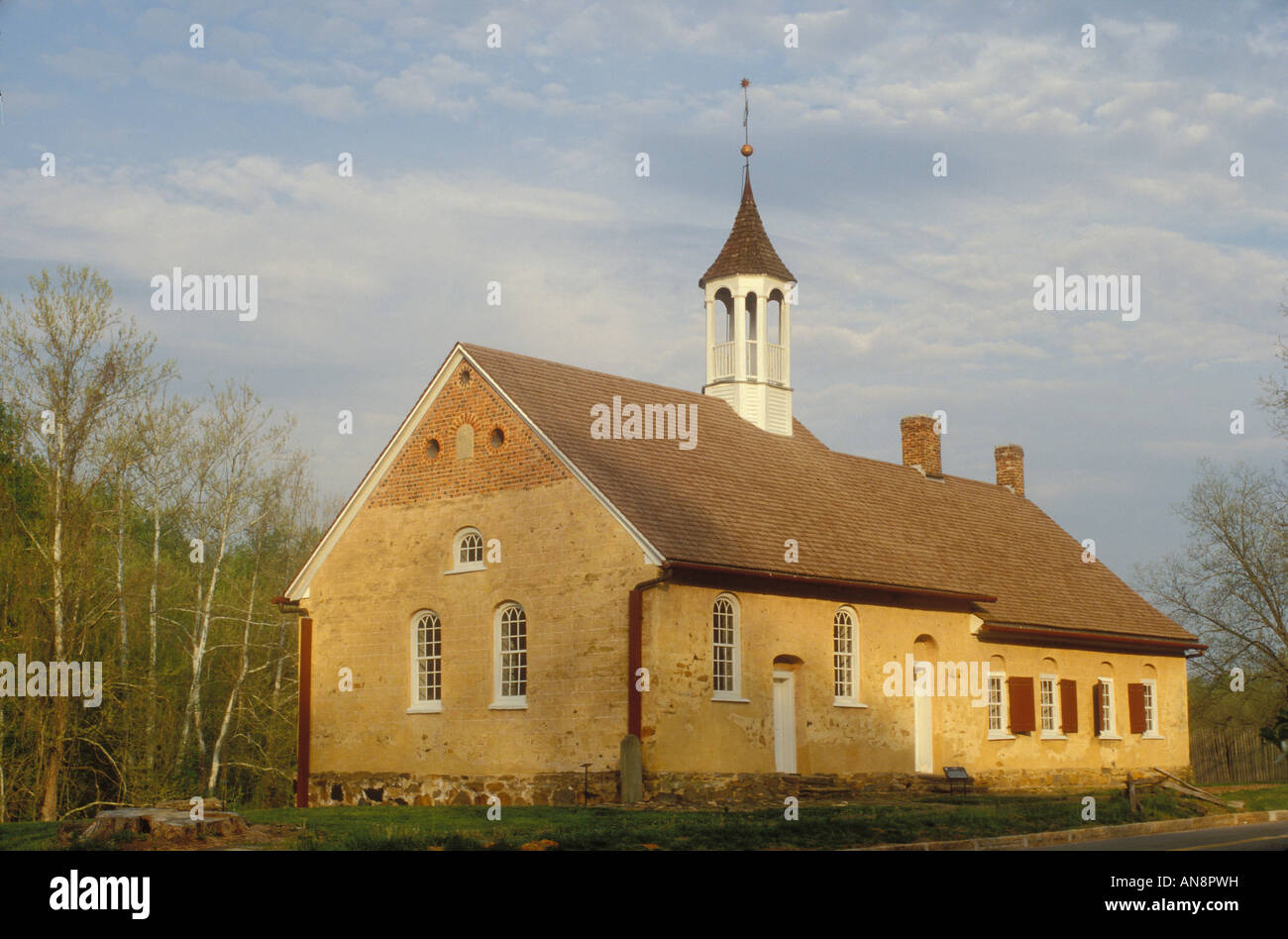 Historic Moravian Meeting House at Bethabara Park, Winston-Salem, North ...