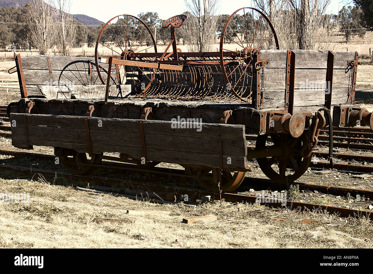 old rail car Stock Photo - Alamy