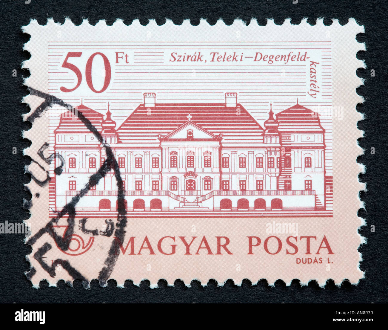 Hungarian postage stamp Stock Photo - Alamy