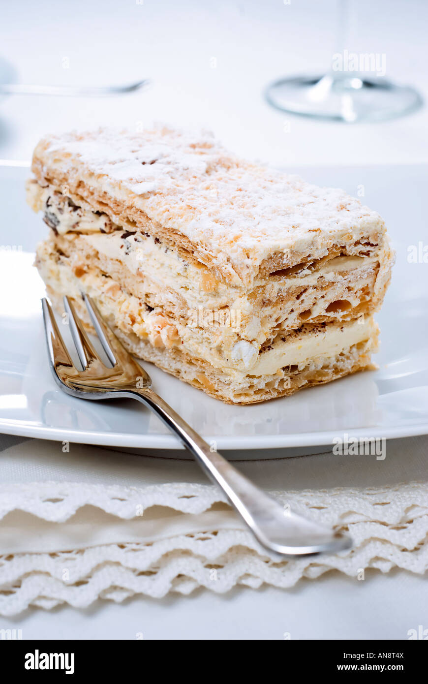 Multilayered Puff Pastry Stock Photo - Alamy