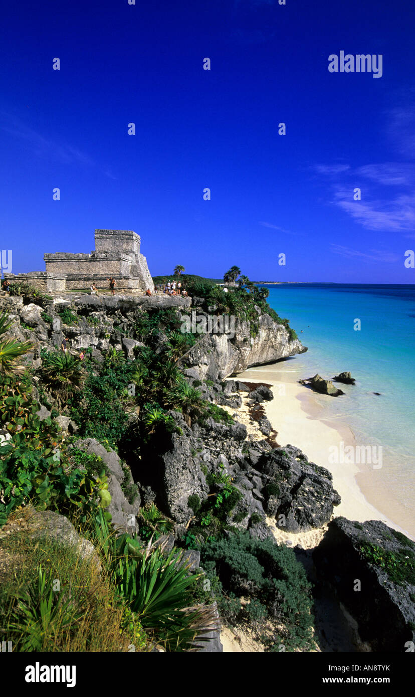 Ocean Mayan Ruin Mexico