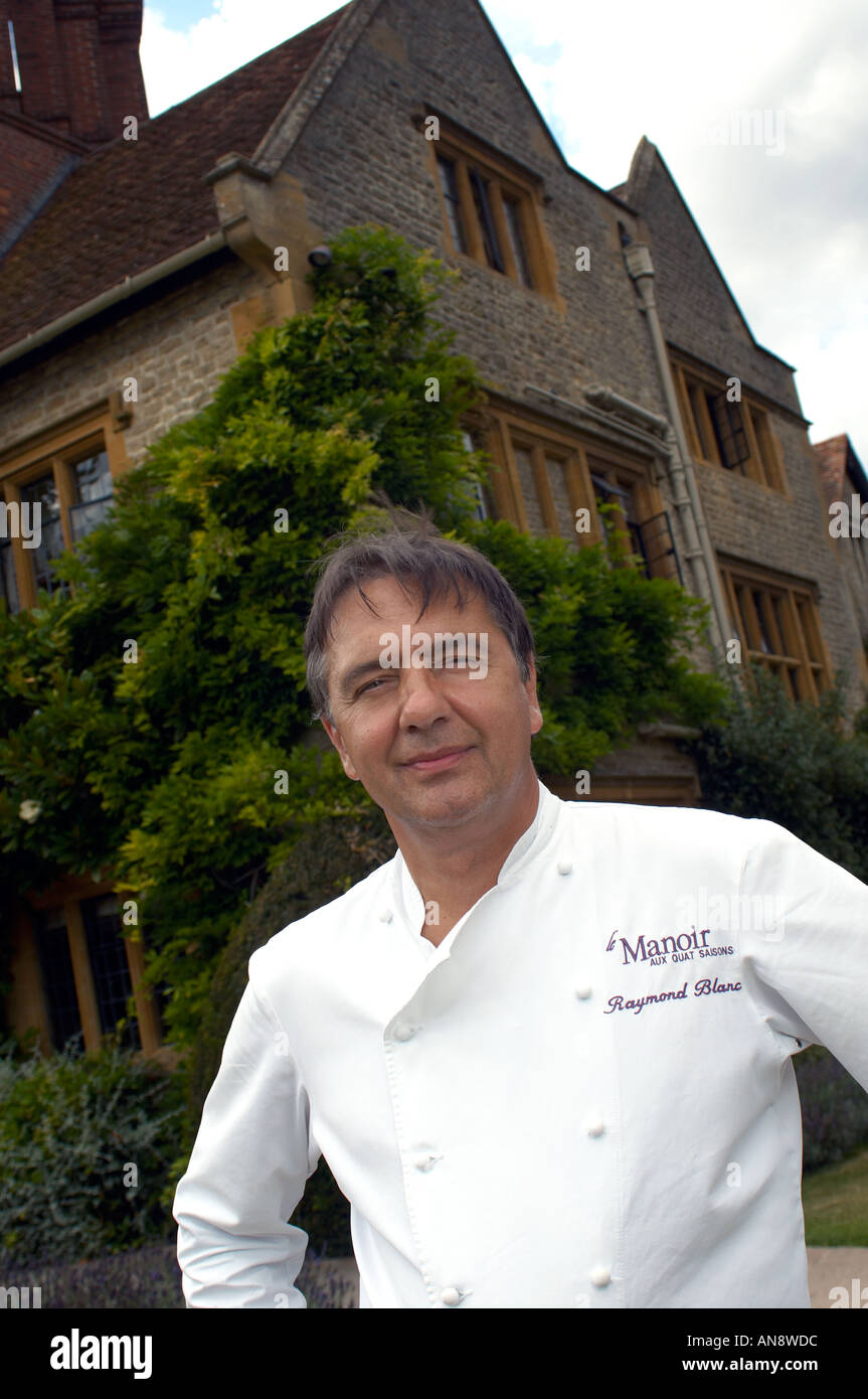 Raymond Blanc at Le Manoir aux Quat Saisons Great Stock Photo - Alamy