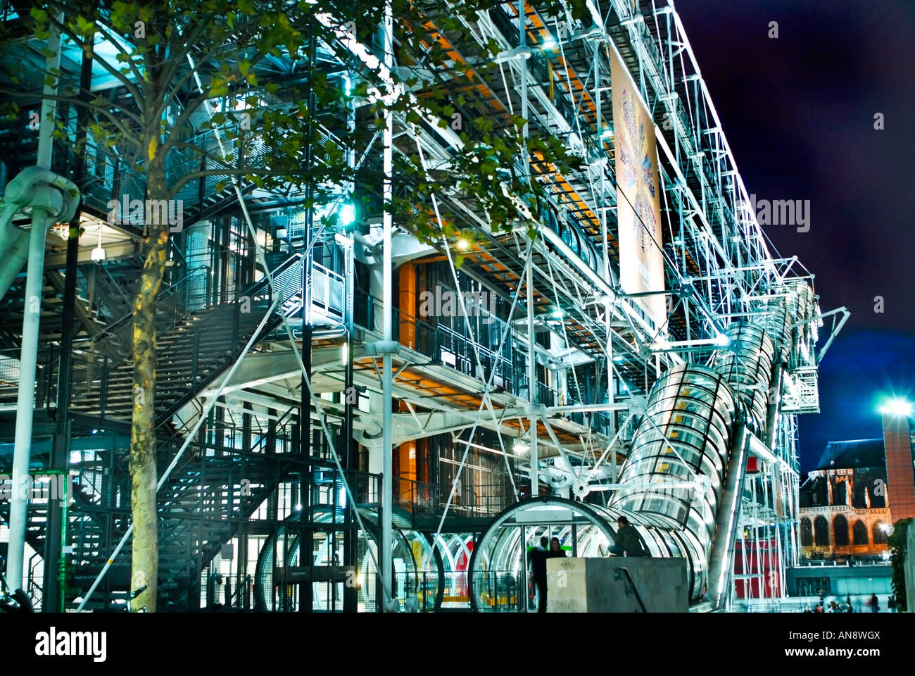 Centre Pompidou By Night High Resolution Stock Photography and Images ...