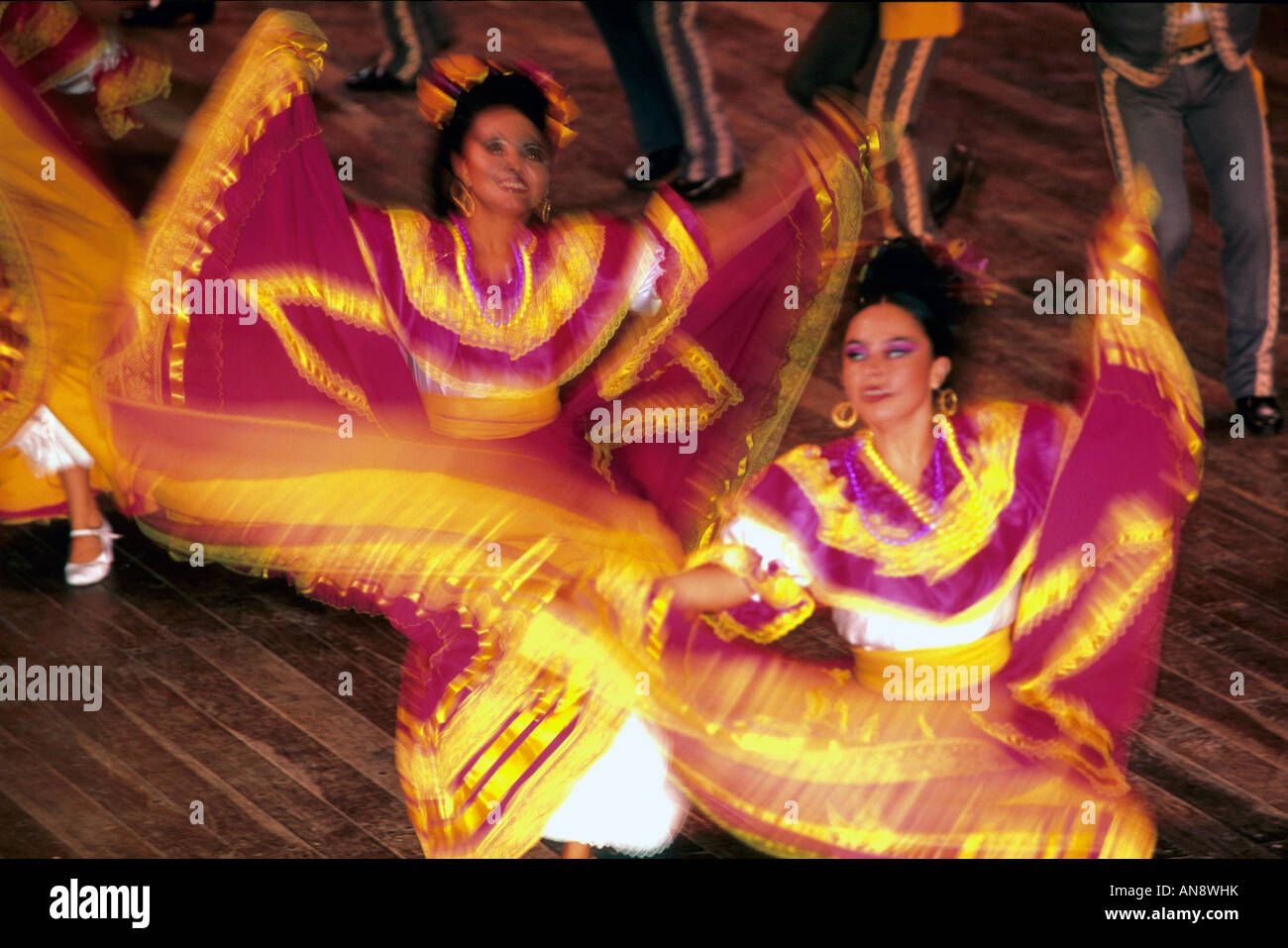 Colorful mexican flamenco dancing hi-res stock photography and images ...