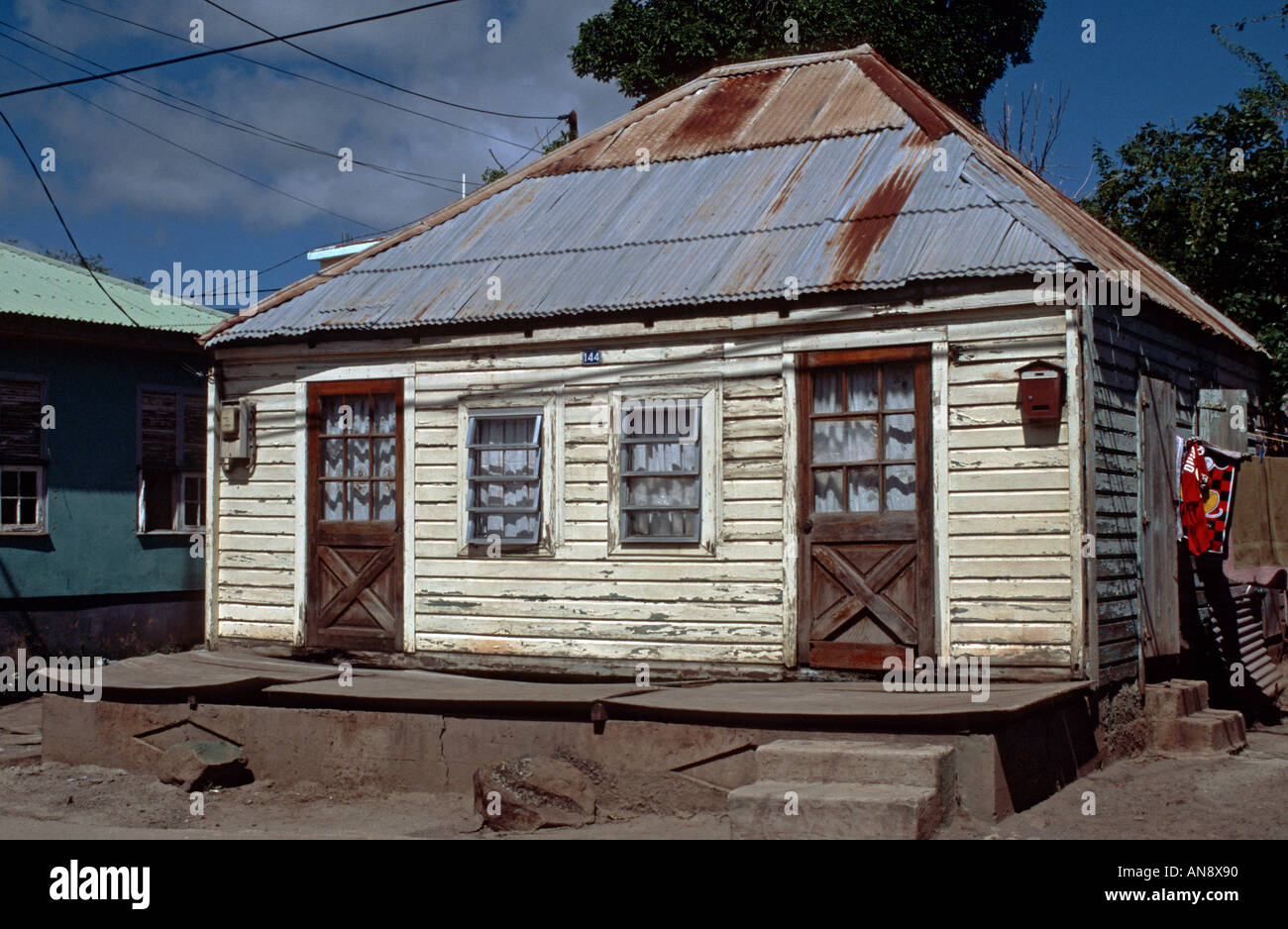 house in Castries St Lucia island Windward Islands Caribbean Stock ...