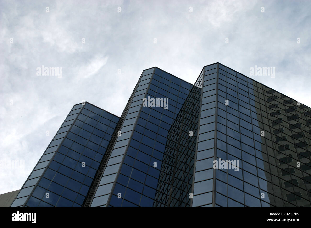 Glass chrome windows building architecture modern abstract hi-res stock ...
