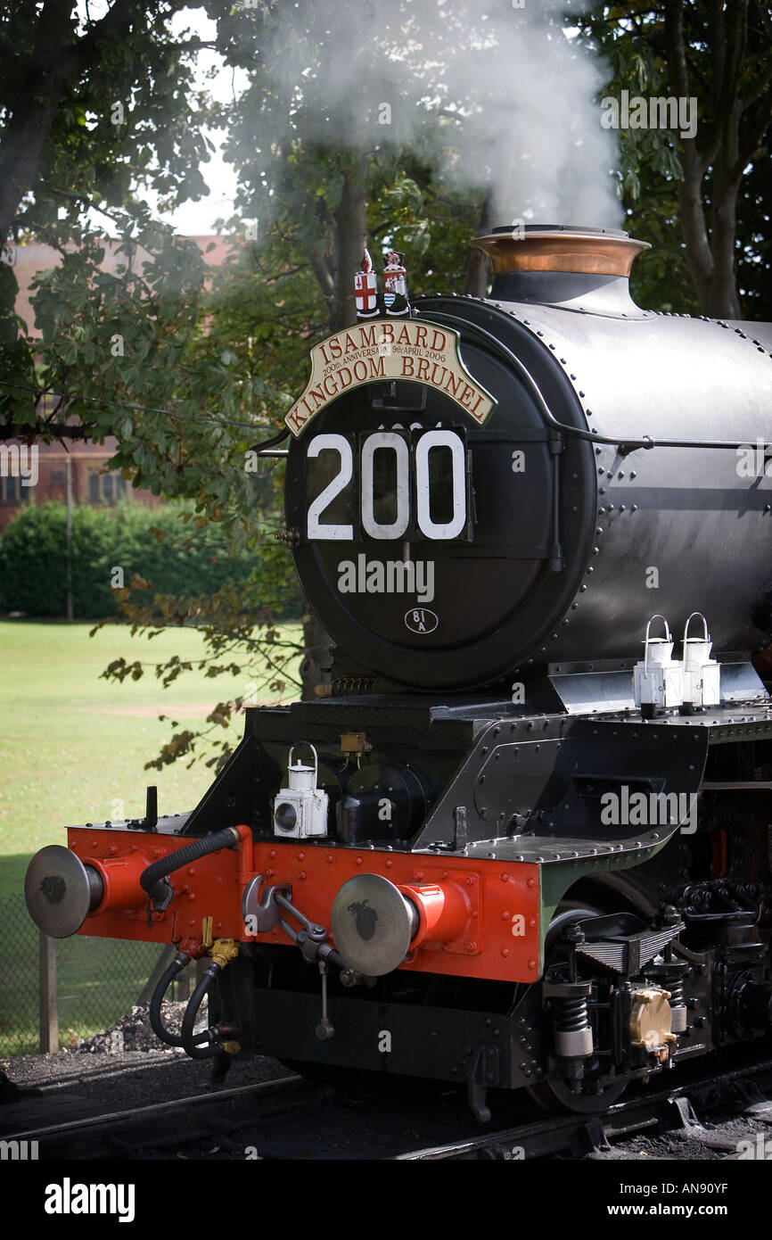 King Edward I Main Line Steam Express Train undergoing maintenance at a ...