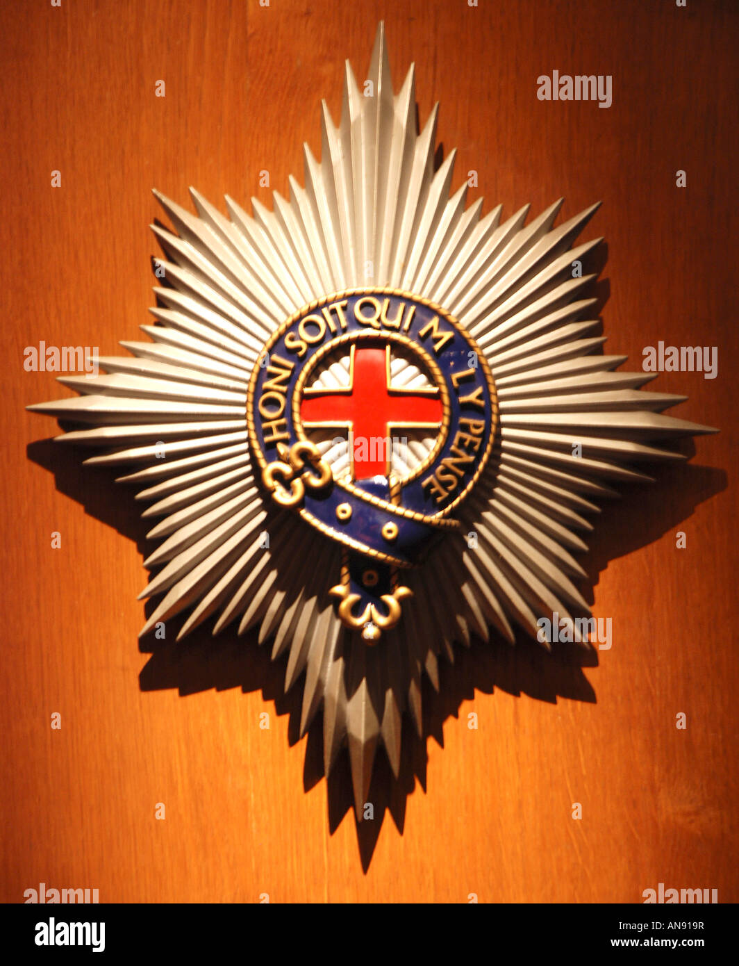 The Order of the Garter insignia Stock Photo - Alamy