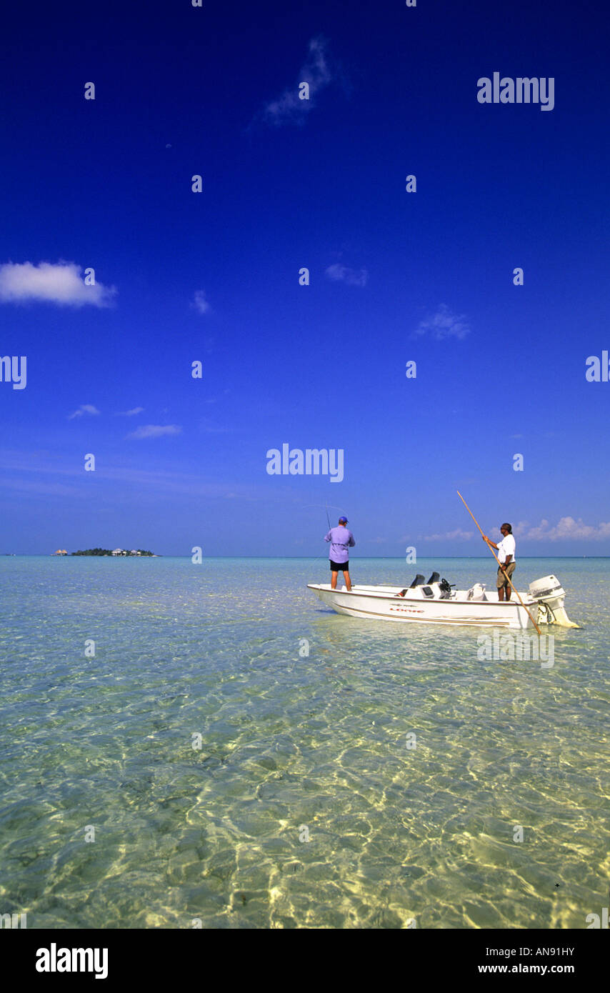 Bone fishing Ambergris Caye Belize Stock Photo - Alamy