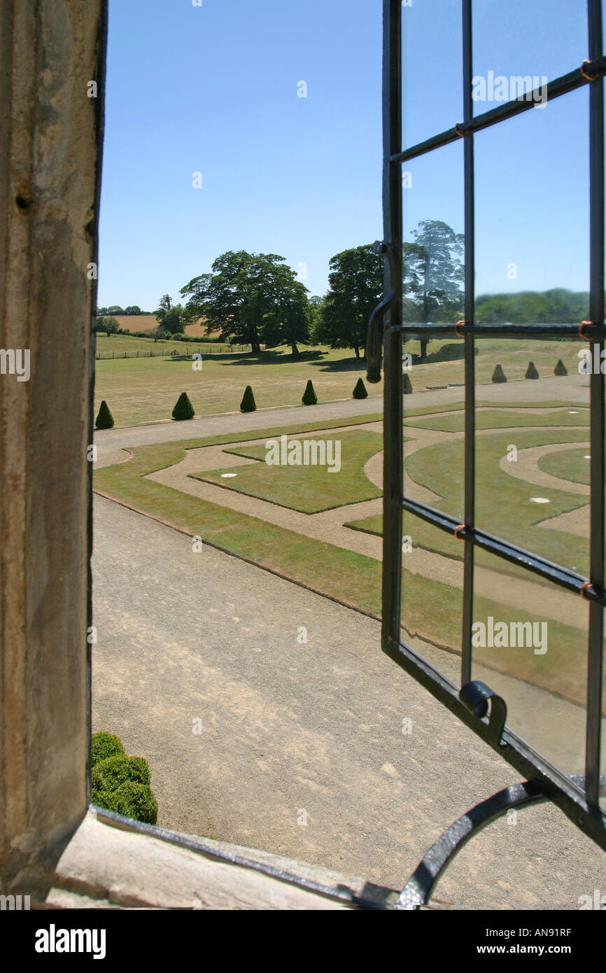 Kirby Hall Elizabethan 17th Century Mansion House Stock Photo - Alamy